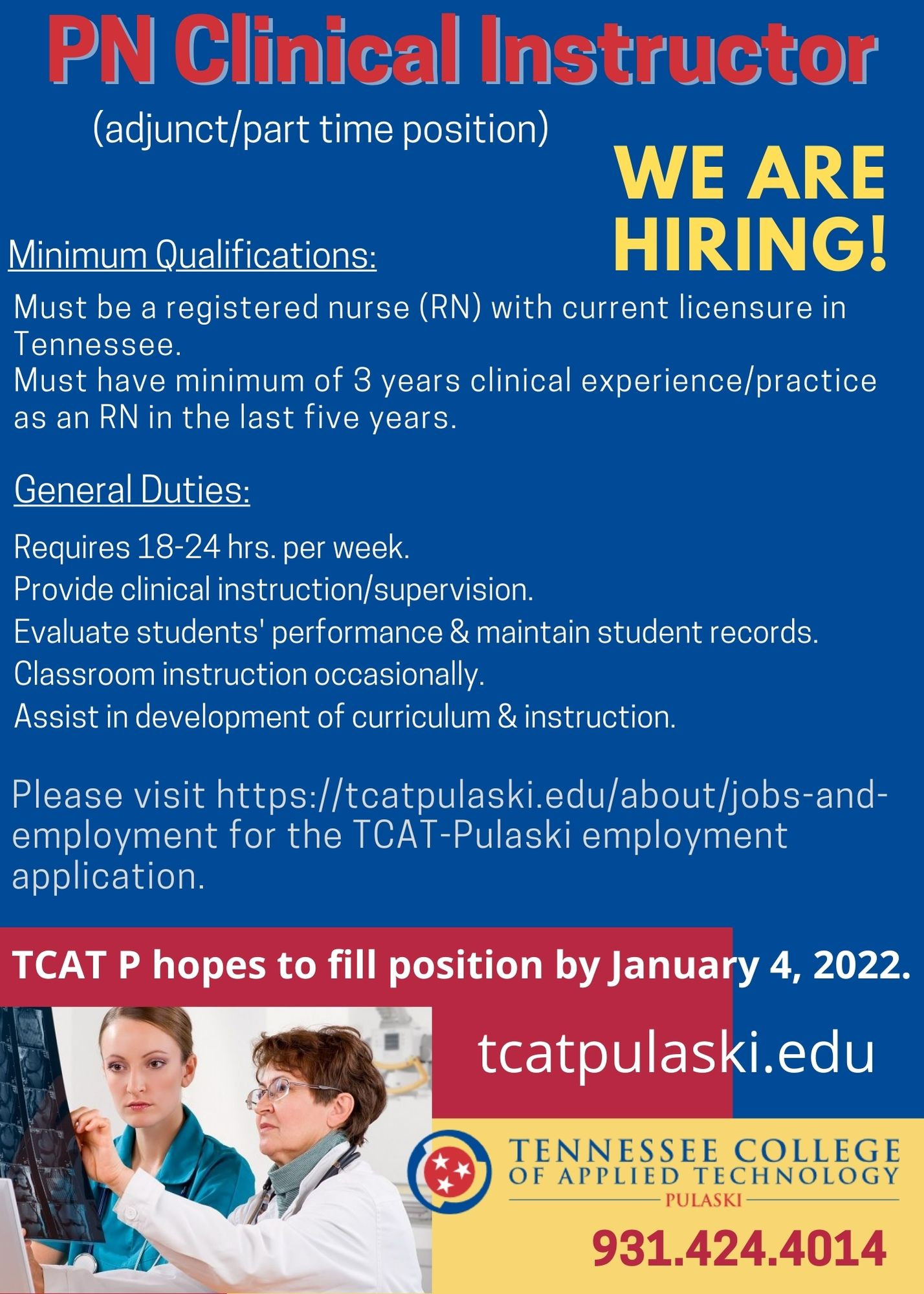 clinical pn instr 12121.jpg | TCAT Pulaski